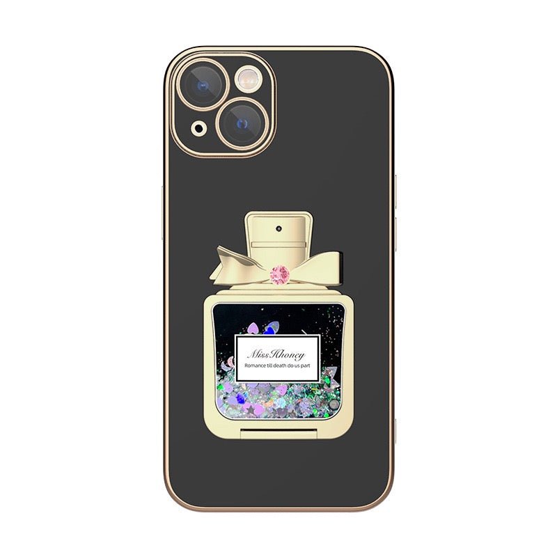 3D Moving Glitter Perfume Bottle iPhone Case - Creamcy.com – CREAMCY