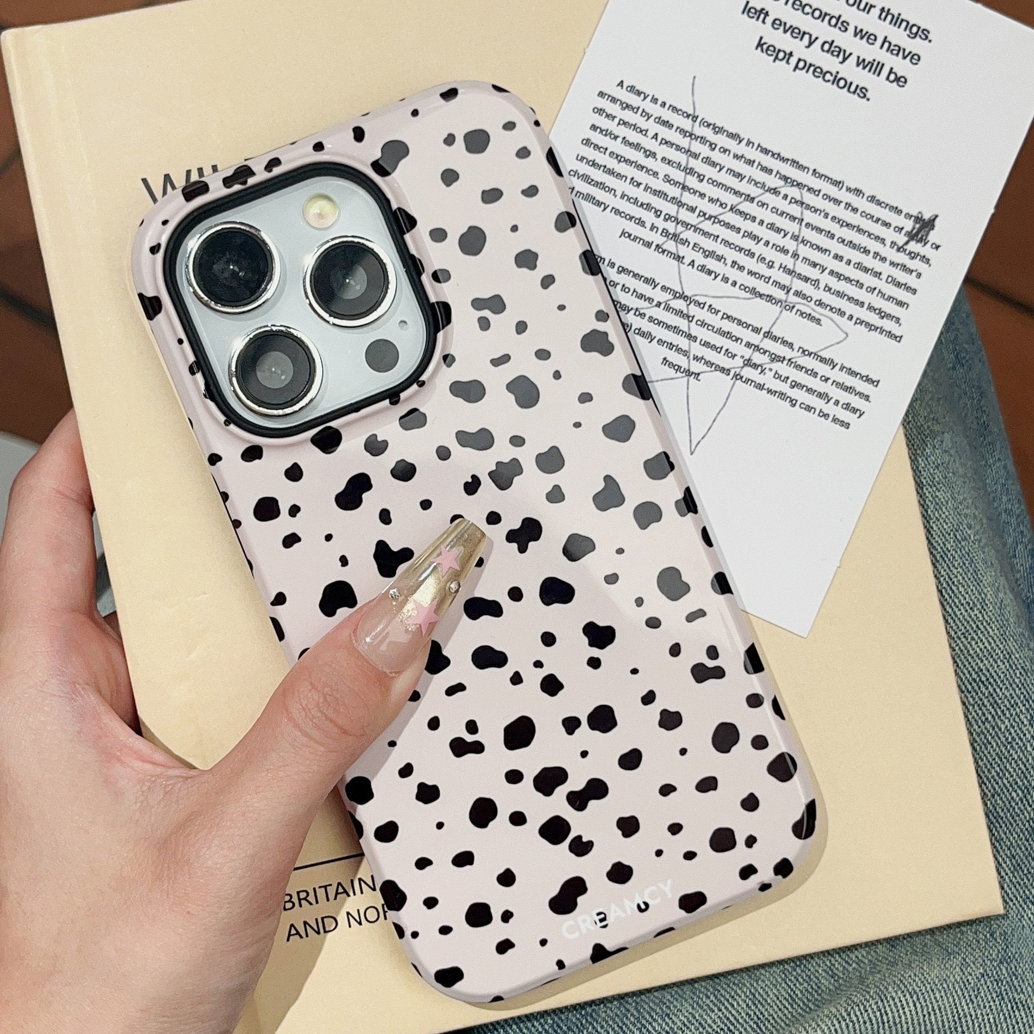 Almond Latte Cute iPhone Case - Creamcy.com – CREAMCY