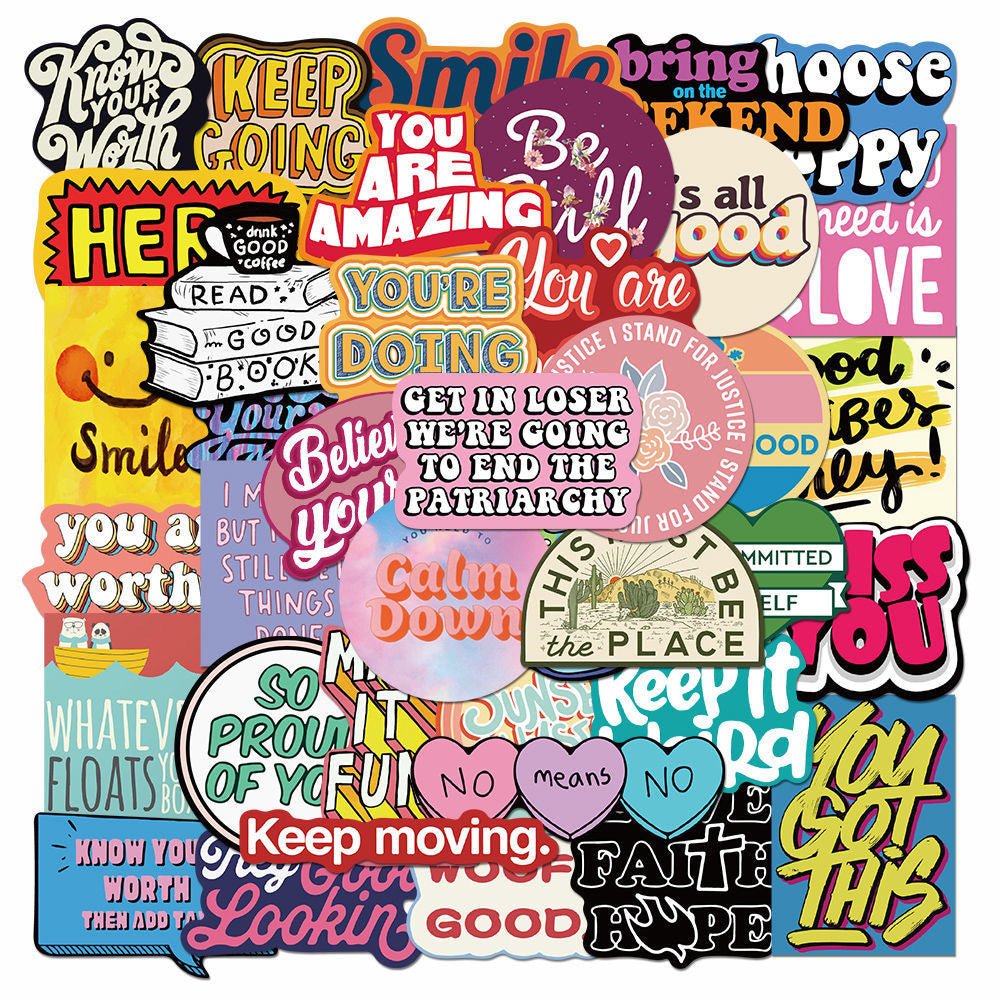 Good Vibe Sticker Pack (50 Stickers) - Creamcy.com – CREAMCY