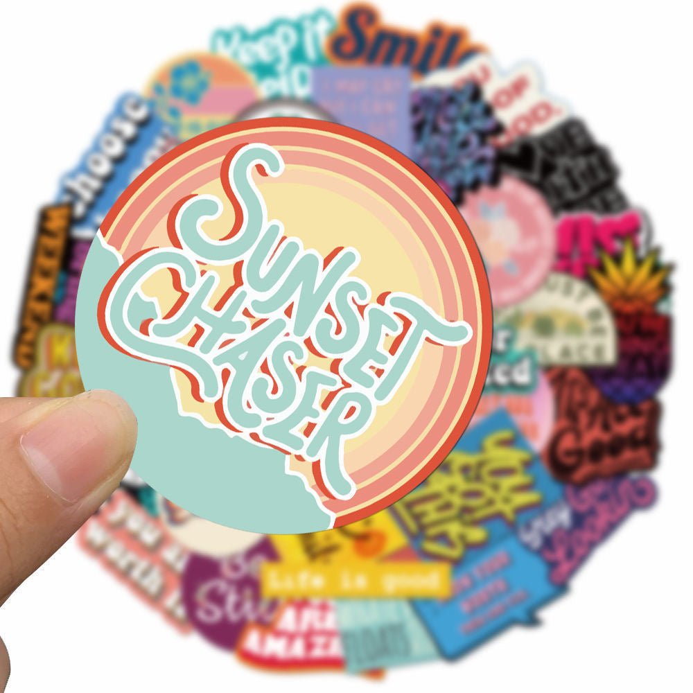 Good Vibe Sticker Pack (50 Stickers) - Creamcy.com – CREAMCY