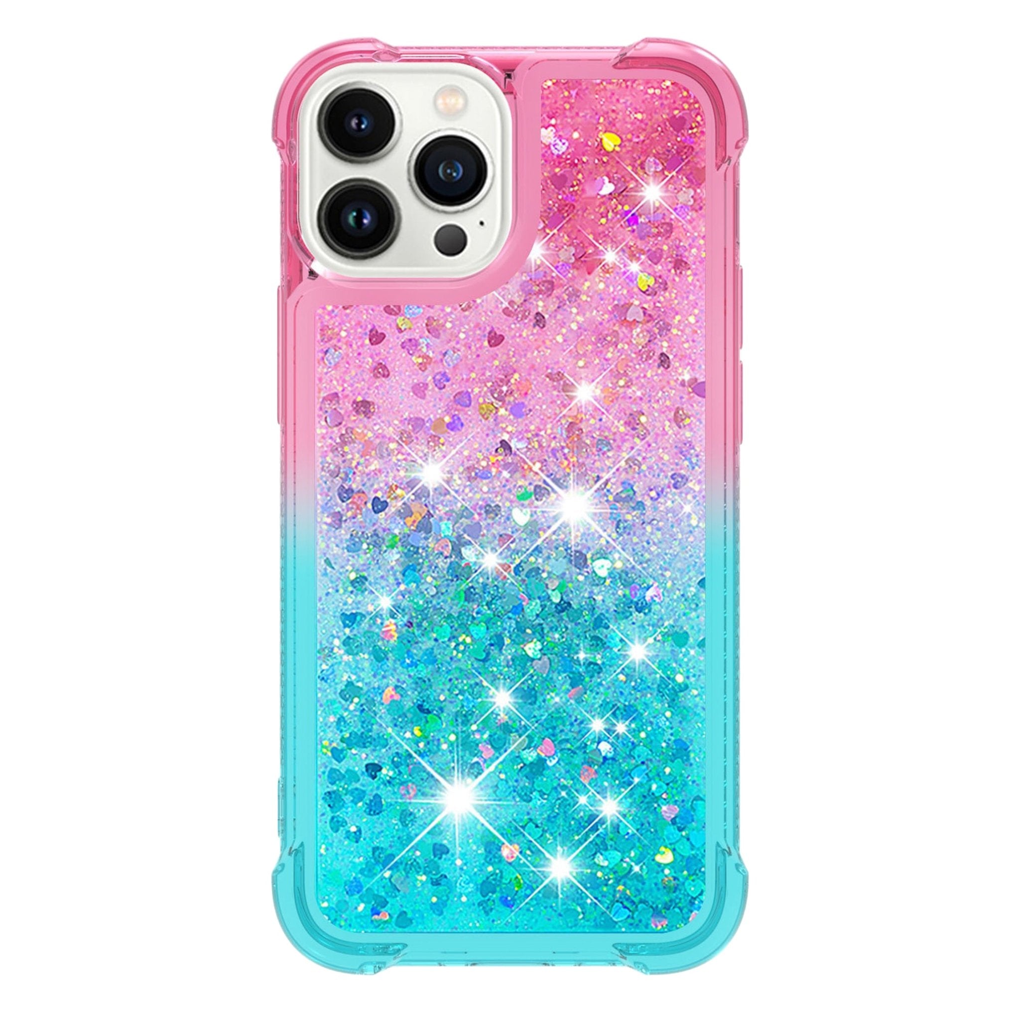 Gradient Color Moving Glitter iPhone Case – CREAMCY