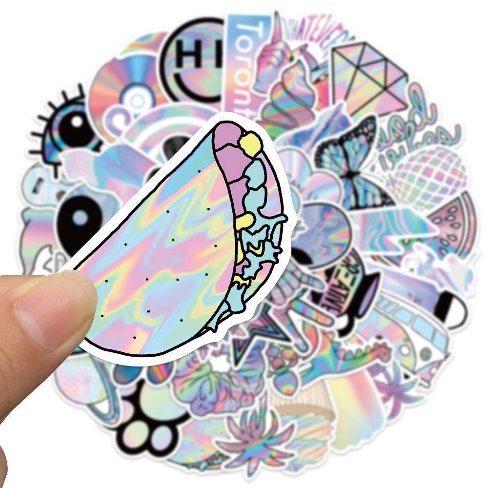 Laser Style Sticker Pack (50 Stickers) - Creamcy.com – CREAMCY