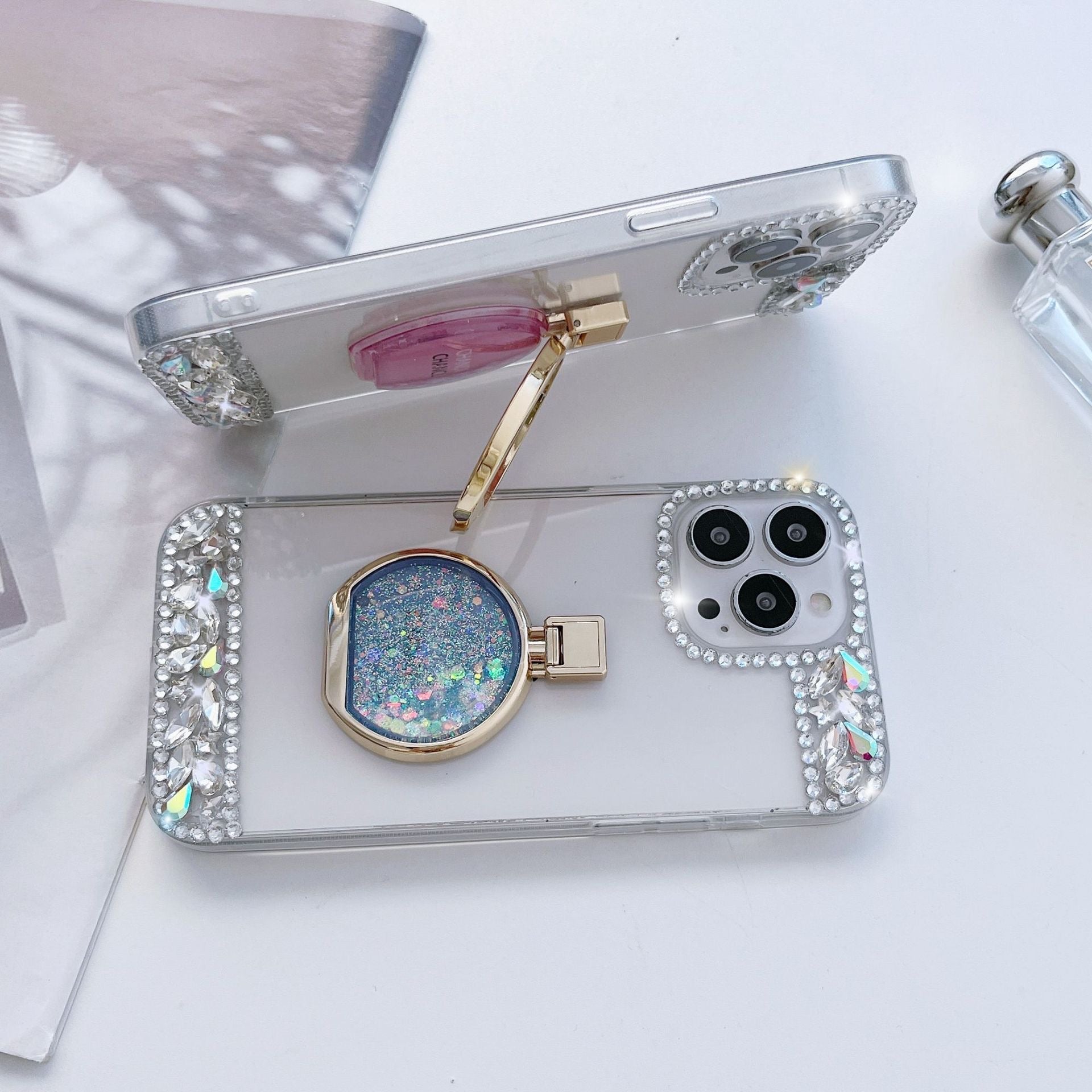 Luxury Glitter Perfume Bottle iPhone Case - Creamcy.com – CREAMCY