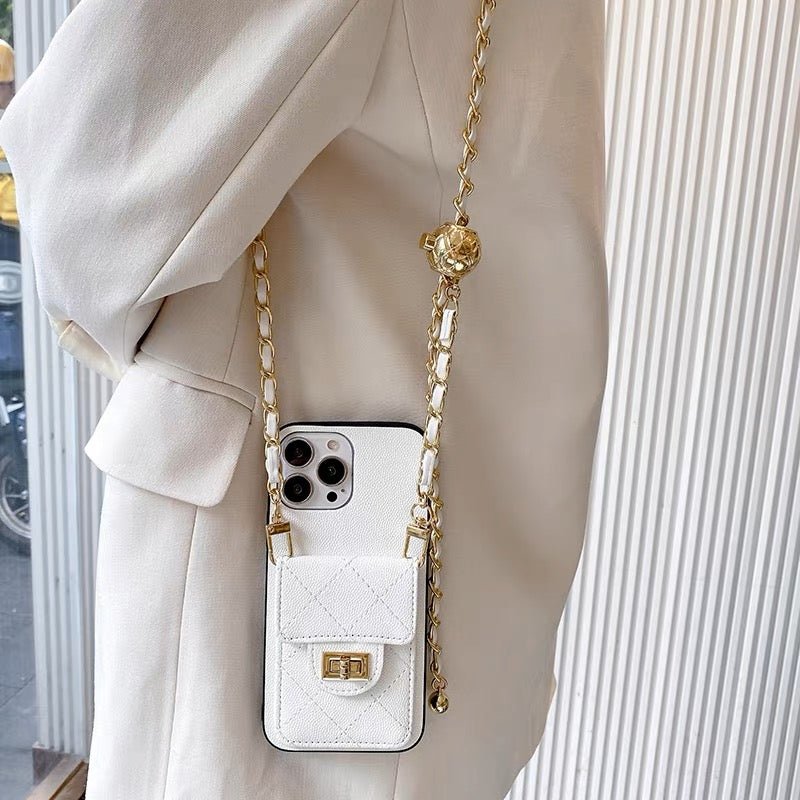 Luxury Purse iPhone Case With Crossbody Strap - Creamcy.com – CREAMCY