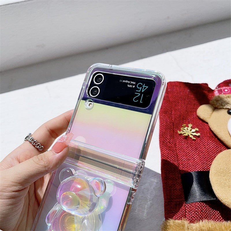 Nebula 3D Teddy Bear Samsung Z Flip Case - Creamcy.com – CREAMCY